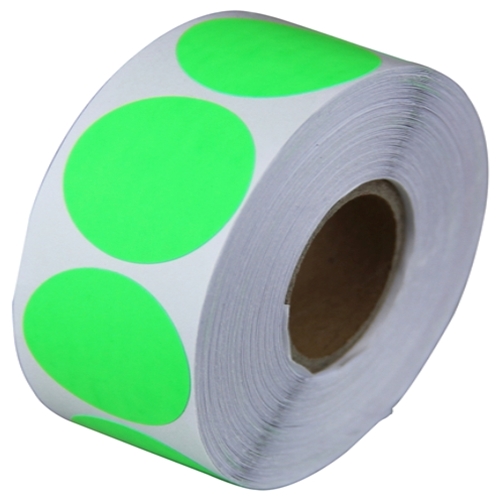 Buy 65mm Circle Fluro Labels online | ABL Distribution Pty Ltd