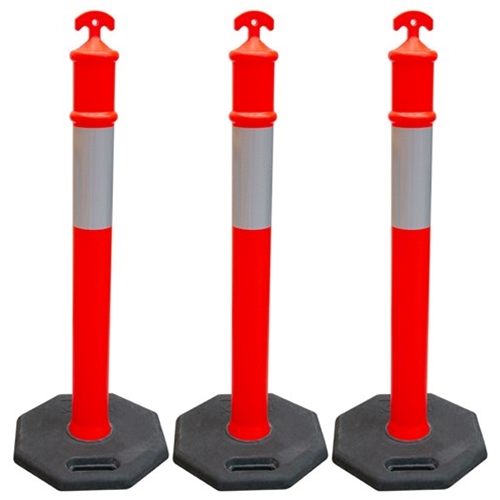 Orange Hi Vis Bollards | ABL Distribution
