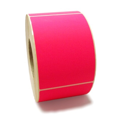 Buy Plain Fluoro Pink Labels Online | ABL Distribution