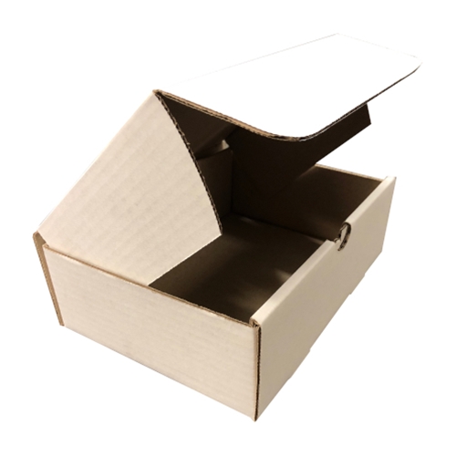 Buy White Die Cut Box with Full Flap Top Tuck In Lid Online | ABL ...