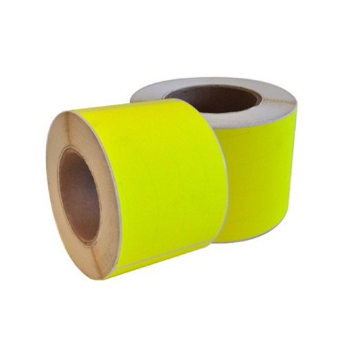 Plain Fluoro Yellow Labels | ABL Distribution Pty Ltd