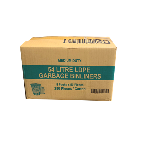 54Lt H/D Black Garbage Bags | ABL Distribution Pty Ltd