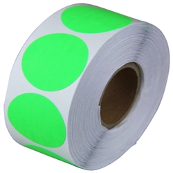 Buy 65mm Circle Fluro Labels online | ABL Distribution Pty Ltd