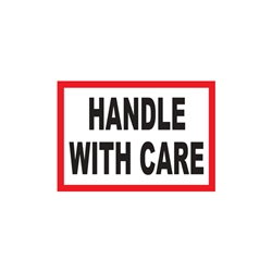 Buy 'Handle With Care' Printed Labels Online | ABL Distribution