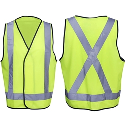 Fluoro Reflective Safety Vests - Day/Night Use | ABL Distribution