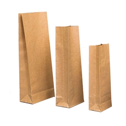 Block Bottom Brown Paper Bags | ABL Distribution