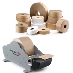 Gummed Paper Tape Dispenser with 3 Rolls of 48mm Gummed Tape – Eco ...