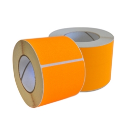 Buy Plain Fluoro Orange Labels Online | ABL Distribution