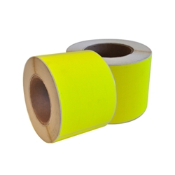 Plain Fluoro Yellow Labels for Office & Warehouse | ABL Distribution