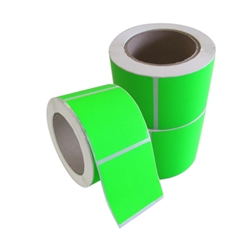 Shop Plain Fluoro Green Labels Online | ABL Distribution