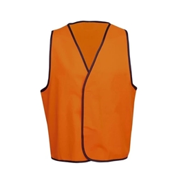 Fluoro Safety Vests for Day Use in Orange | ABL Distribution